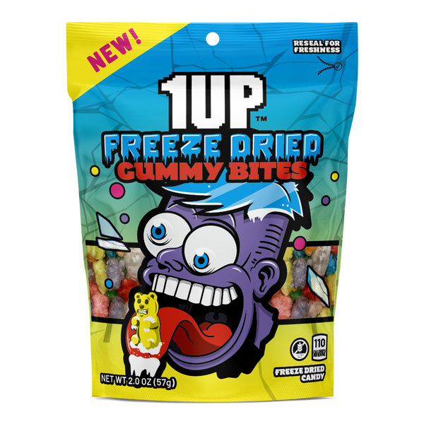 Freeze Dried Gummy Bites – 1UP Candy