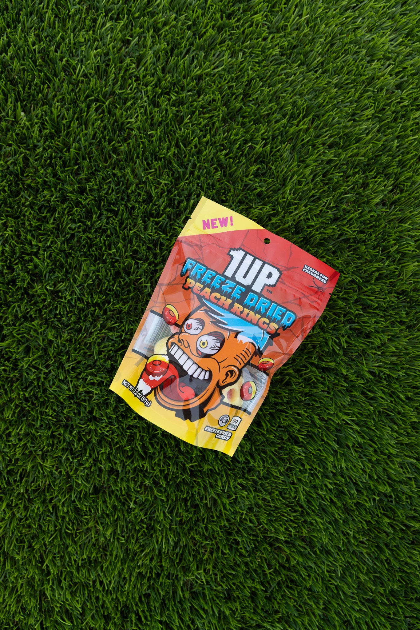 Freeze Dried Peach Rings – 1UP Candy