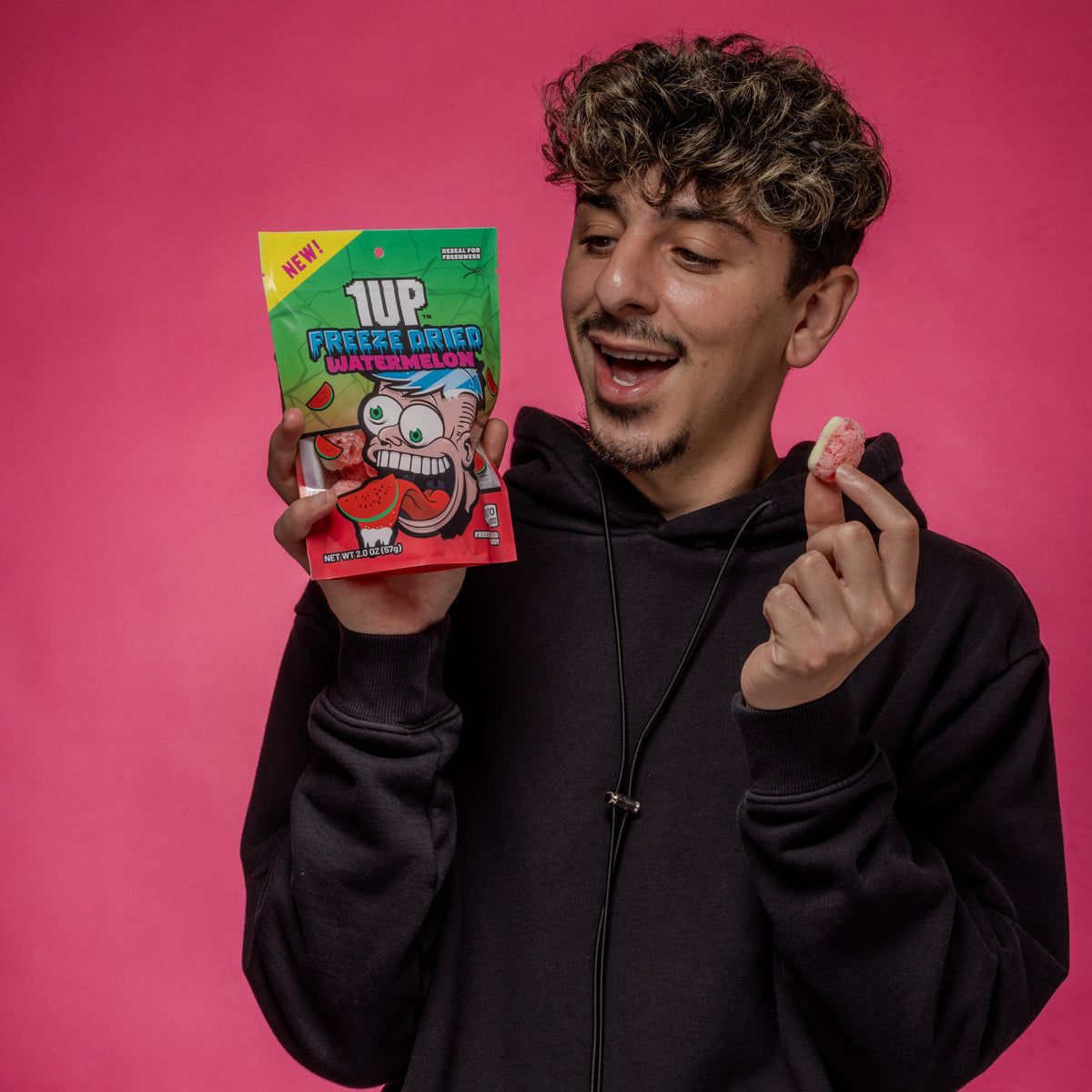 Freeze Dried Watermelon – 1UP Candy