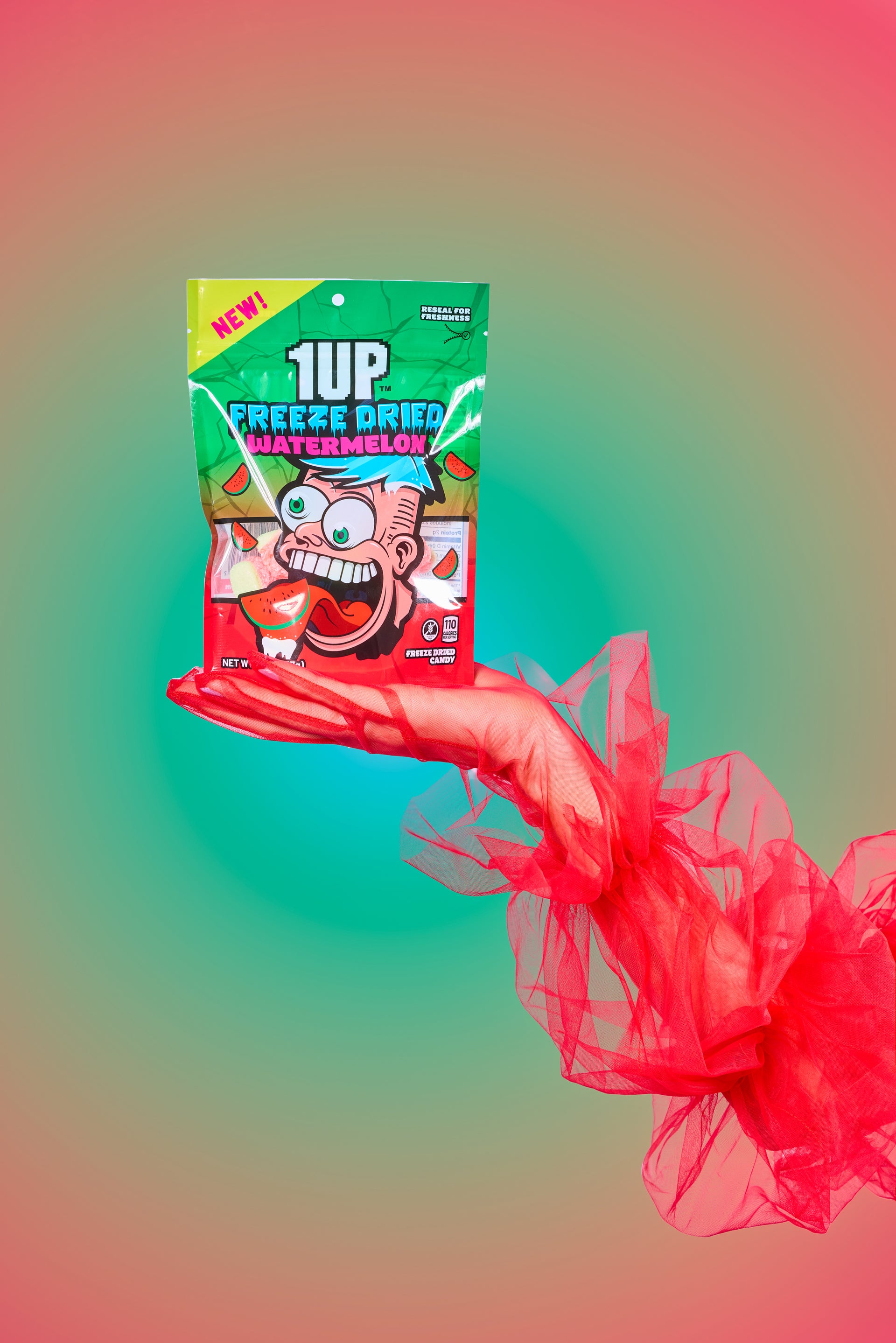 Freeze Dried Watermelon – 1UP Candy